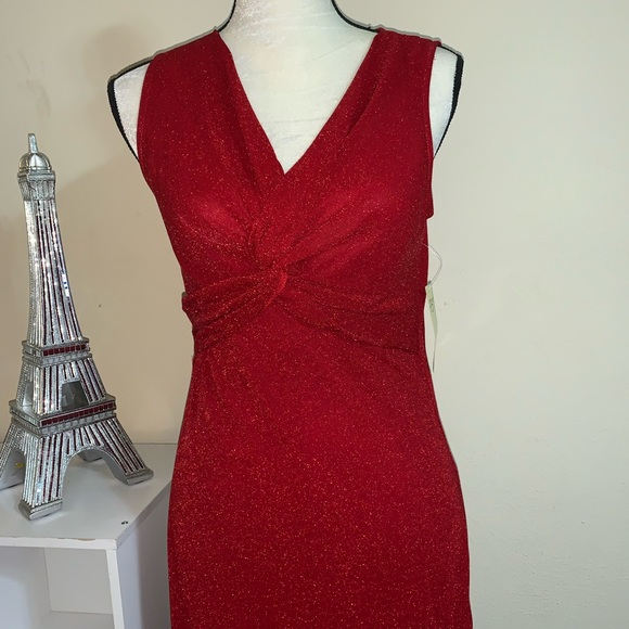 PerSeption Concept | Dresses | Nwt Perseption Concept Glitter Red Dress ...